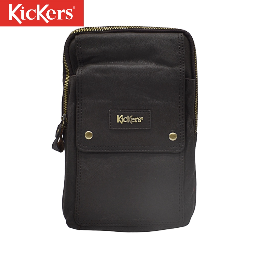 Kickers Genuine Leather Crossbody & Hiking Bag #KIC-S-78450 | Shopee ...