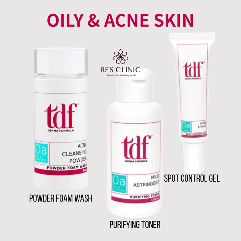 [RES CLINIC] TDF OA (Oily & Acne Skin) Acne Cleansing Powder - Mild ...