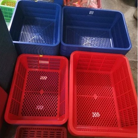 Basket /Bakul baju /Raga besar /Petak plastik /Bakul 4 Segi/Plastic ...