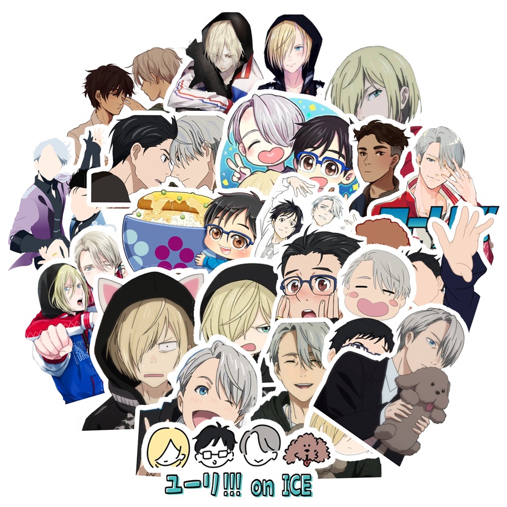 Yuri on Ice Anime Sticker Pack (35pcs) | Shopee Malaysia
