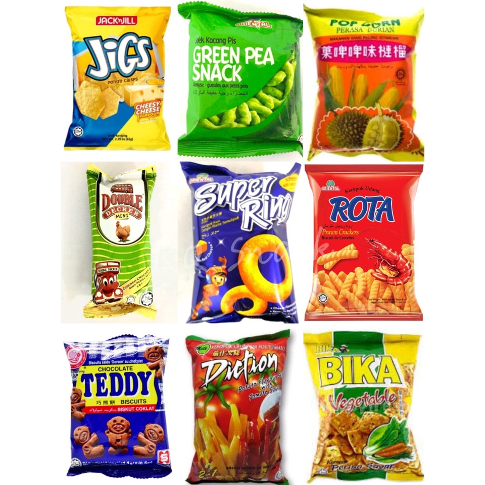 Childhood 80s 90s Snack Jajan Pack Kecil/Oriental/Snek Ku/Vira/Bika ...