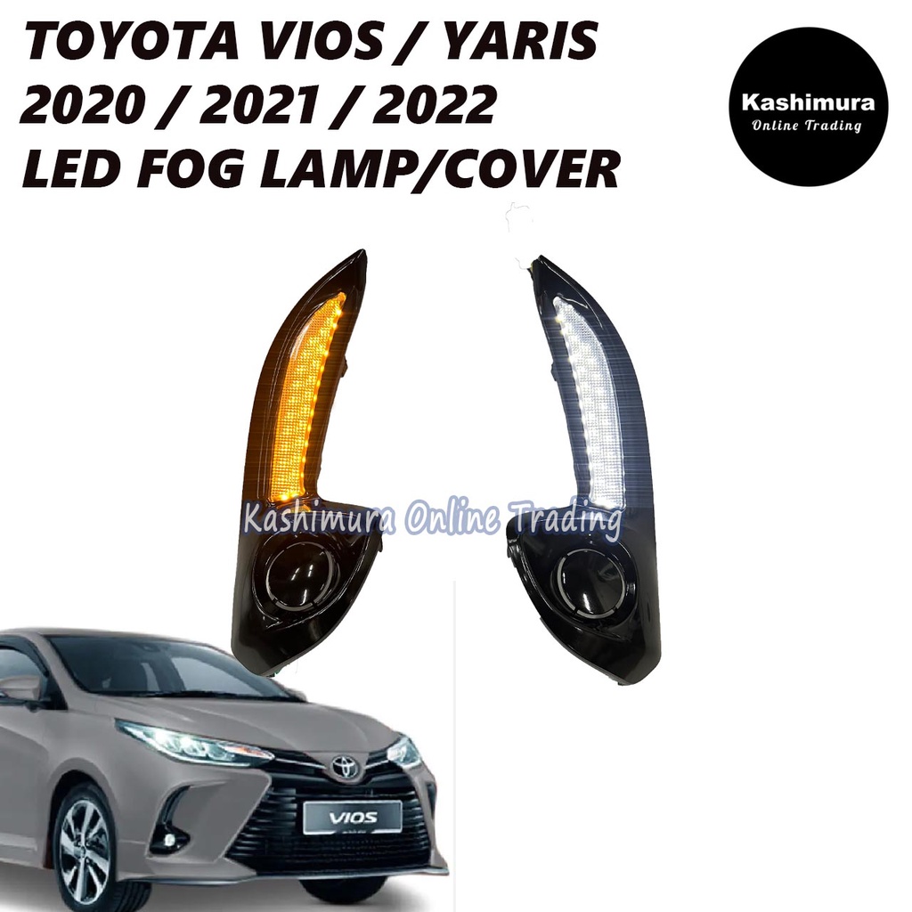 DLAA TOYOTA VIOS NSP 151 YARIS 2021 2022 LEDFOG LAMP foglamp Daylight ...