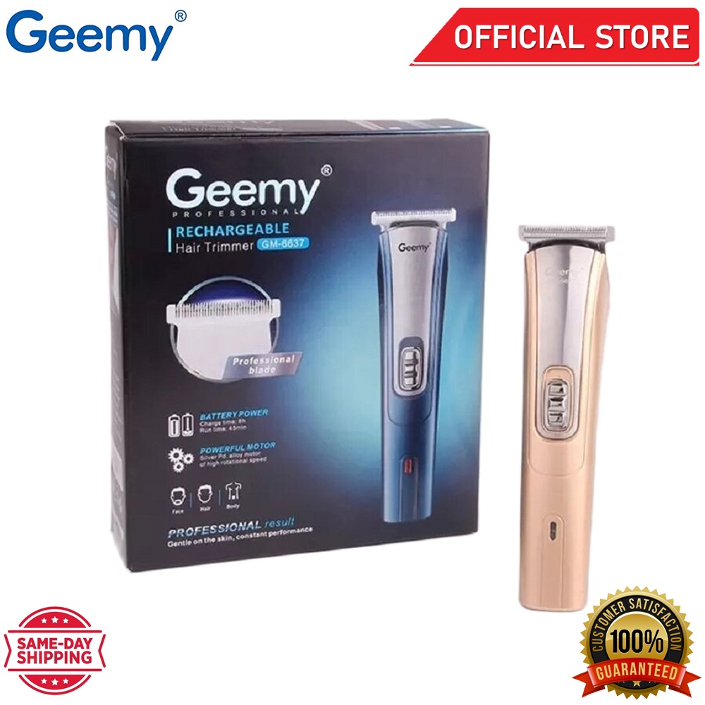 Geemy Hair Clipper Rechargeable Hair Trimmer Men Beard Cutting Machine Cutter Shaver Cordless ...
