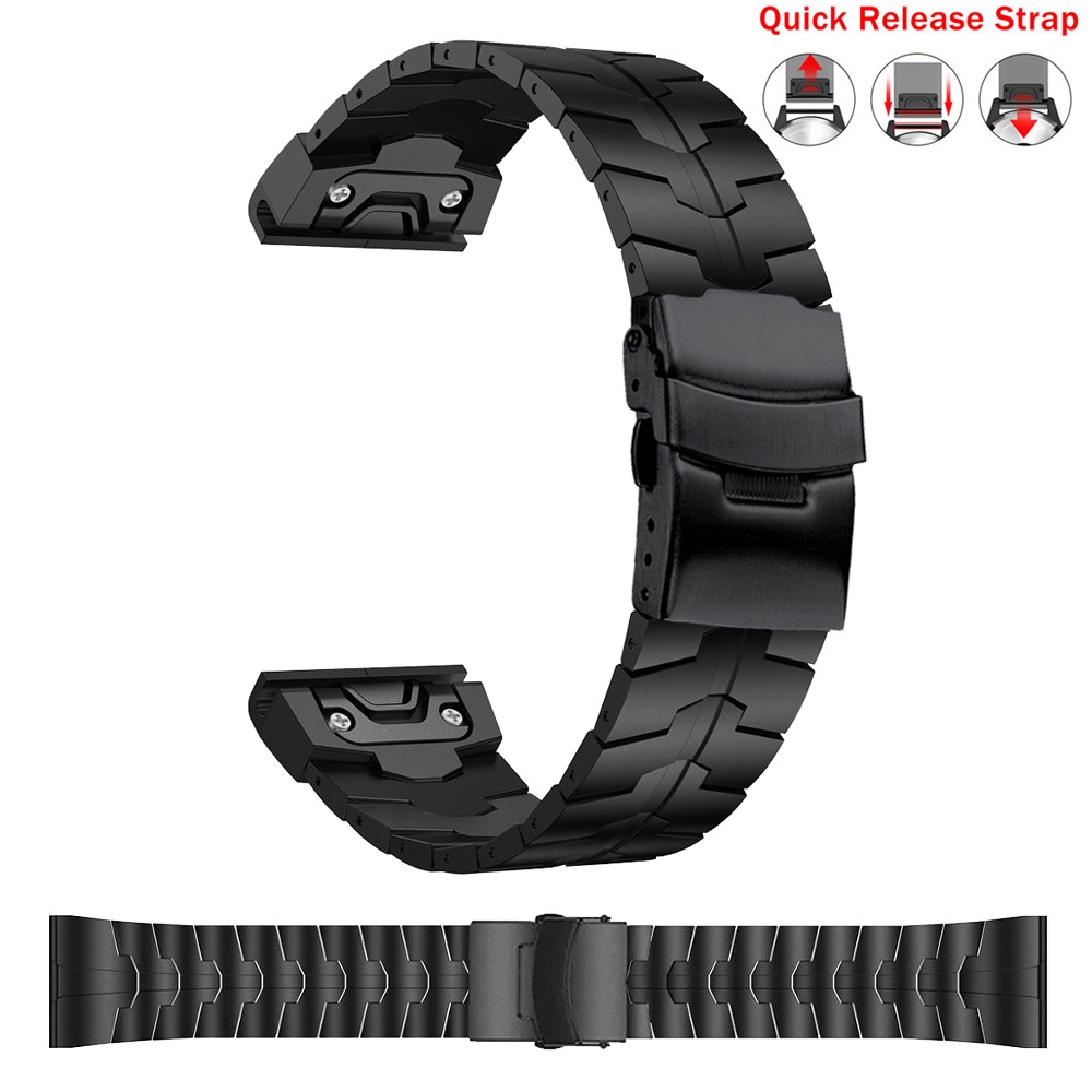 26mm 22mm Quick Fit Strap Easy Replace Band Stainless Steel Watchband ...