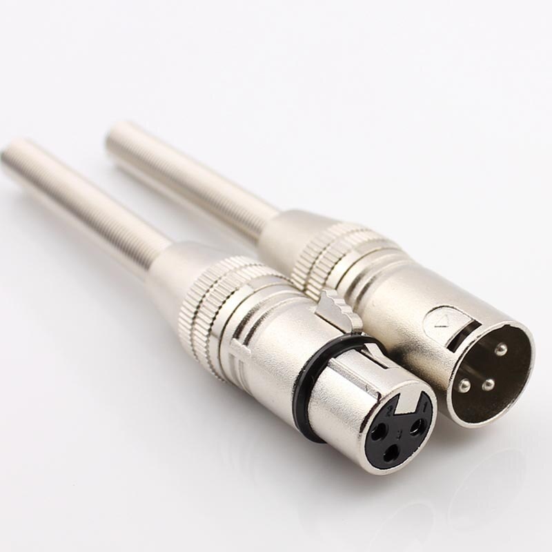 3 Pin Metal XLR Connector Female and Male Canon Connector Microphone ...