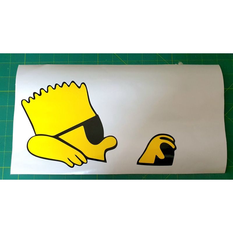 DRIVING BART,STICKER SIMPSON,STICKER CERMIN,STICKER DREBAR UNTUK LORI ...