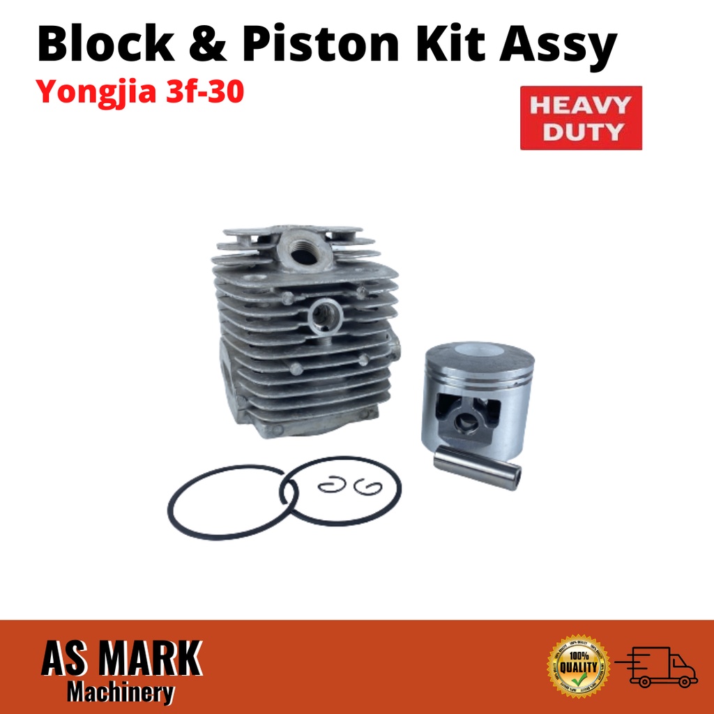 Yongjia 3f-30 Cylinder With Piston / Ring Set Ogawa Mesin Hijau Block KASEI Mist Blower Duster ...