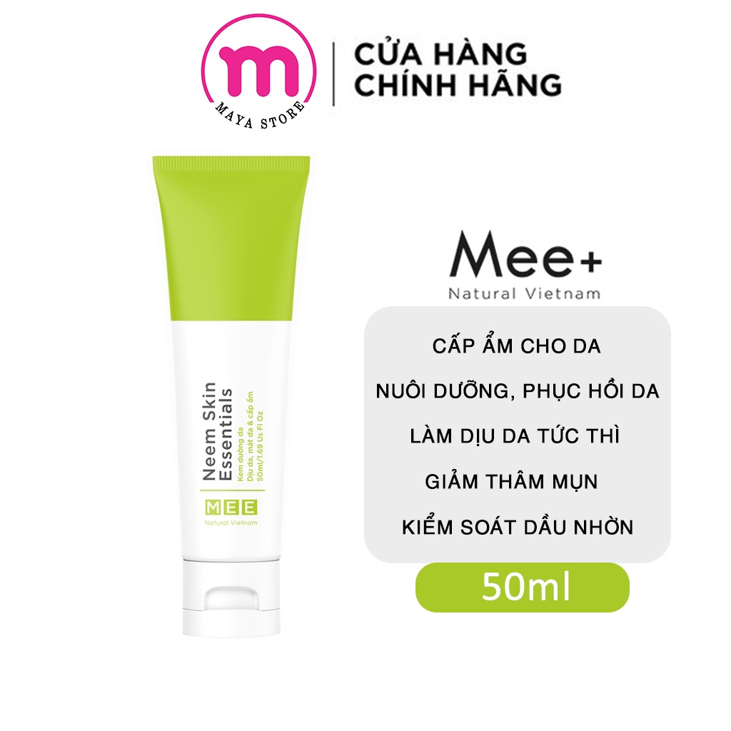 Neem Skin Essentials MEE NATURAL Moisturizing and Restoring Cream for ...
