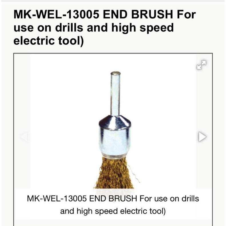 MK13005 Mr.Mark 10m/m - 3/8" End Brushes(6pcs) | Shopee Malaysia