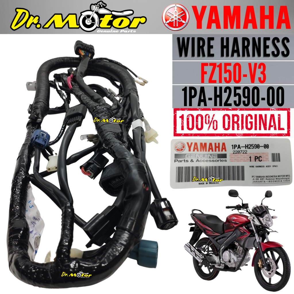 FZ150 V3 NEW FZ150i FZ 150 WIRING HARNESS WIRE WAYARING WAYAR WAYERING ...