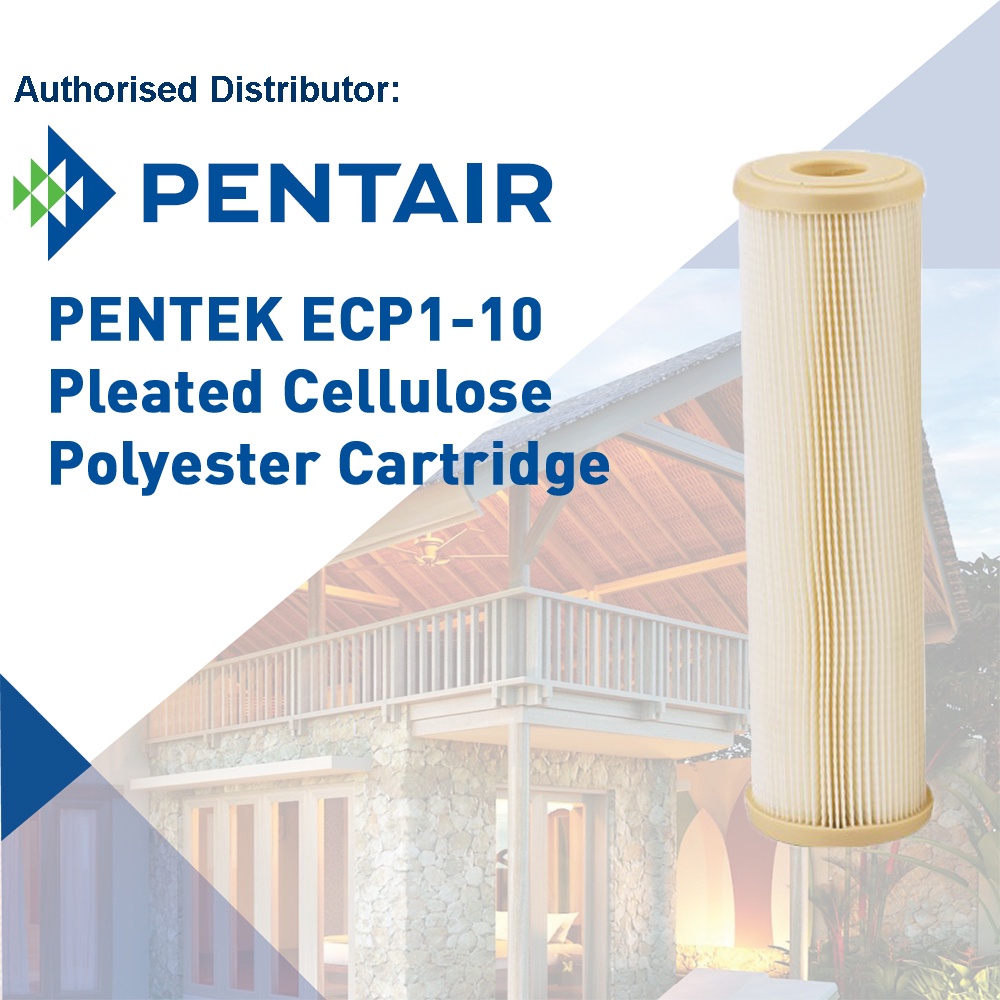 PENTAIR PENTEK 255481-43 ECP1-10 10inch Pleated Cellulose Polyester ...