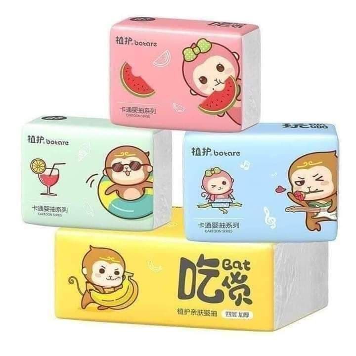 Botare Cartoon Series Soft Facial Tissue 4ply Tisu Muka Tisu Rumah Tisu ...