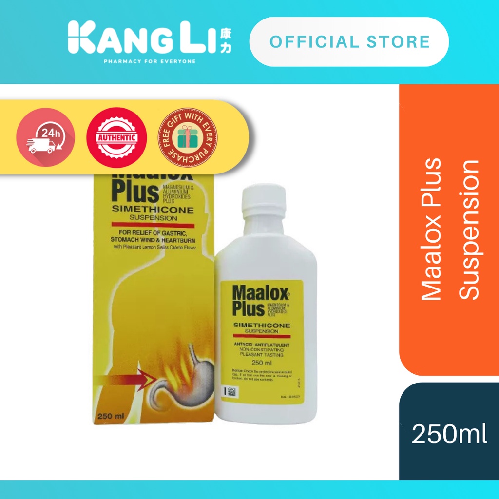 Maalox Plus Suspension 250ml | Shopee Malaysia Maalox Plus Suspension 250ml | Shopee Malaysia