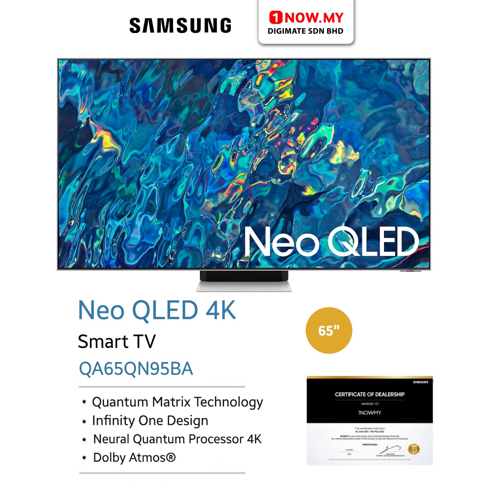 SAMSUNG 65" QN95B NEO QLED 4K QA65QN95BA | Shopee Malaysia