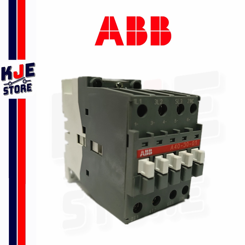 ABB-A40-30-0181 1SBL321001R8101 ABB Contactor, Coil:24VAC, Aux:1NC 3 Pole, 18.5KW, AC3, 37A, 50 ...