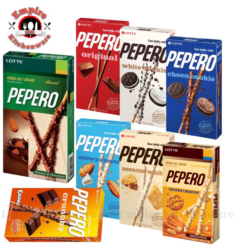 Pepero big pack box chocolate stick 256g x 8box Varian flavour made in ...