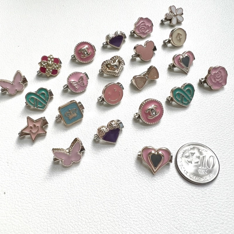 10 PCS Pastel cute baby brooch pin tudung borong murah | Shopee Malaysia