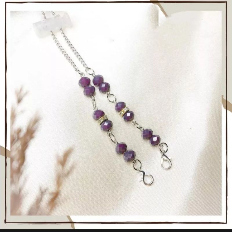 2 in 1 Hijab Mask Hook Necklace Strap Connector - 5.1 | Shopee Malaysia