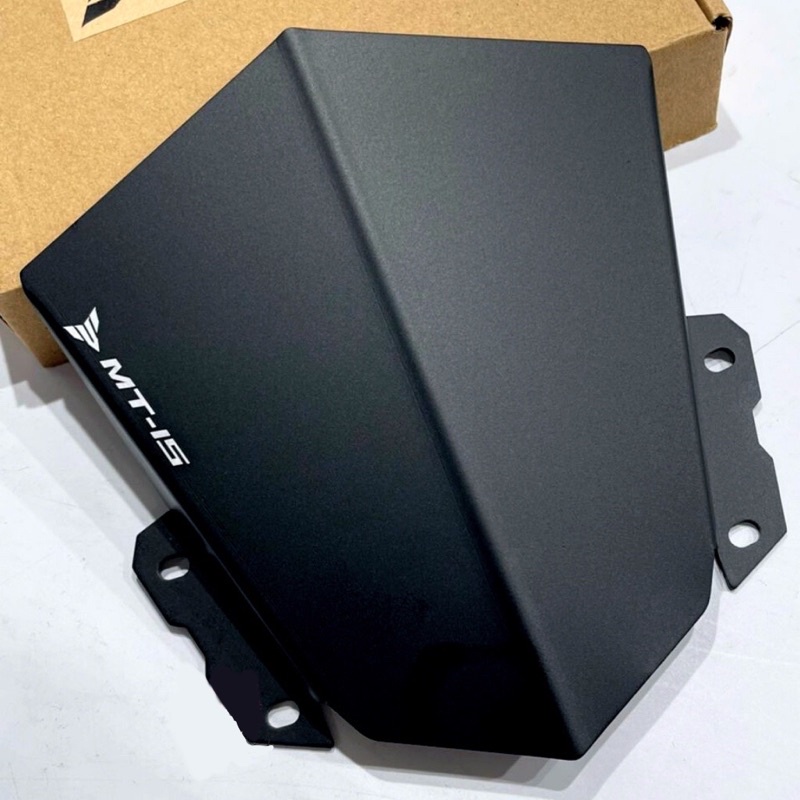 YAMAHA MT15 VISOR / WINDSCREEN / WINDSHIELD MATT BLACK CNC ALLOY STEEL ...