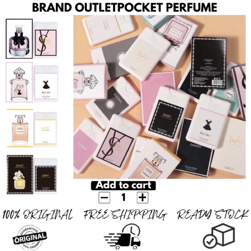 Pocket perfume Branded Outlet 20ml mini perfume spray fragrance 大牌口袋香水 ...