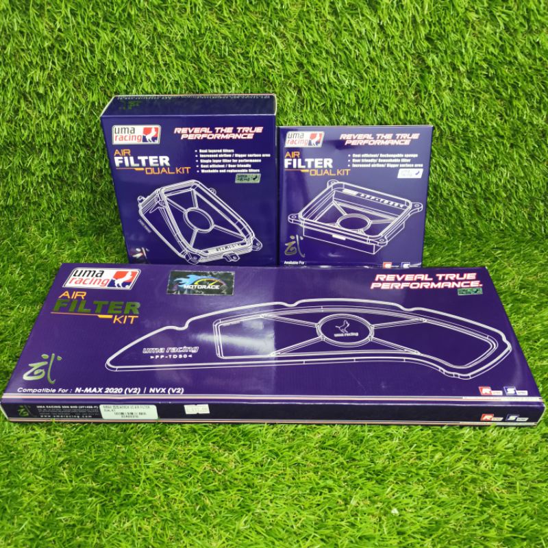 UMA RACING DUAL KIT AIR FILTER Y15ZR / LC135 / RS150 / NMAX 2020 ...