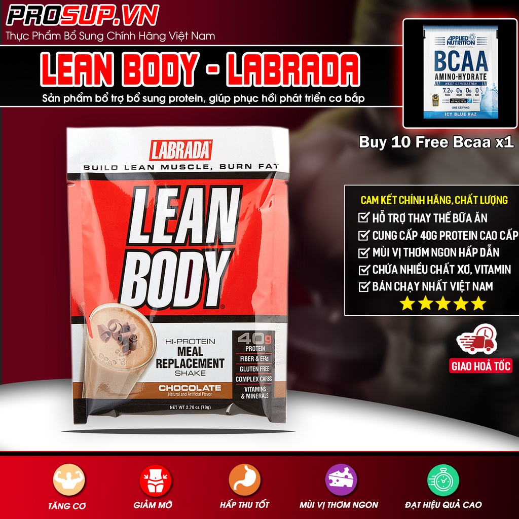Lean Body - Labrada (79g/package) Premium, convenient meal replacement ...