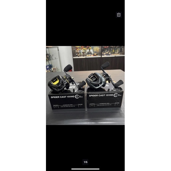 AWASHIMA SPIDER CAST 151HG BC FISHING REEL | Shopee Malaysia
