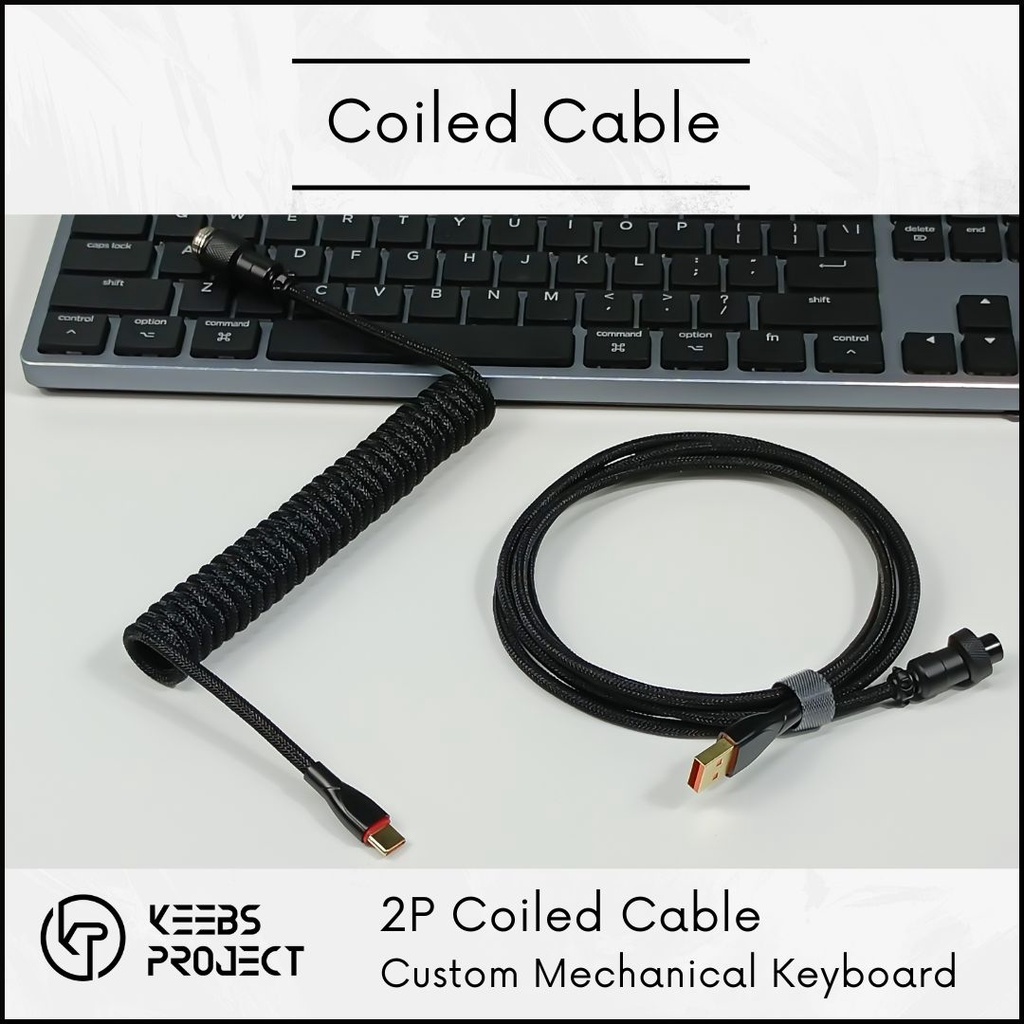 [𝗥𝗘𝗔𝗗𝗬 𝗦𝗧𝗢𝗖𝗞] Custom Coiled Cables for Mechanical Keyboards | Eva ...