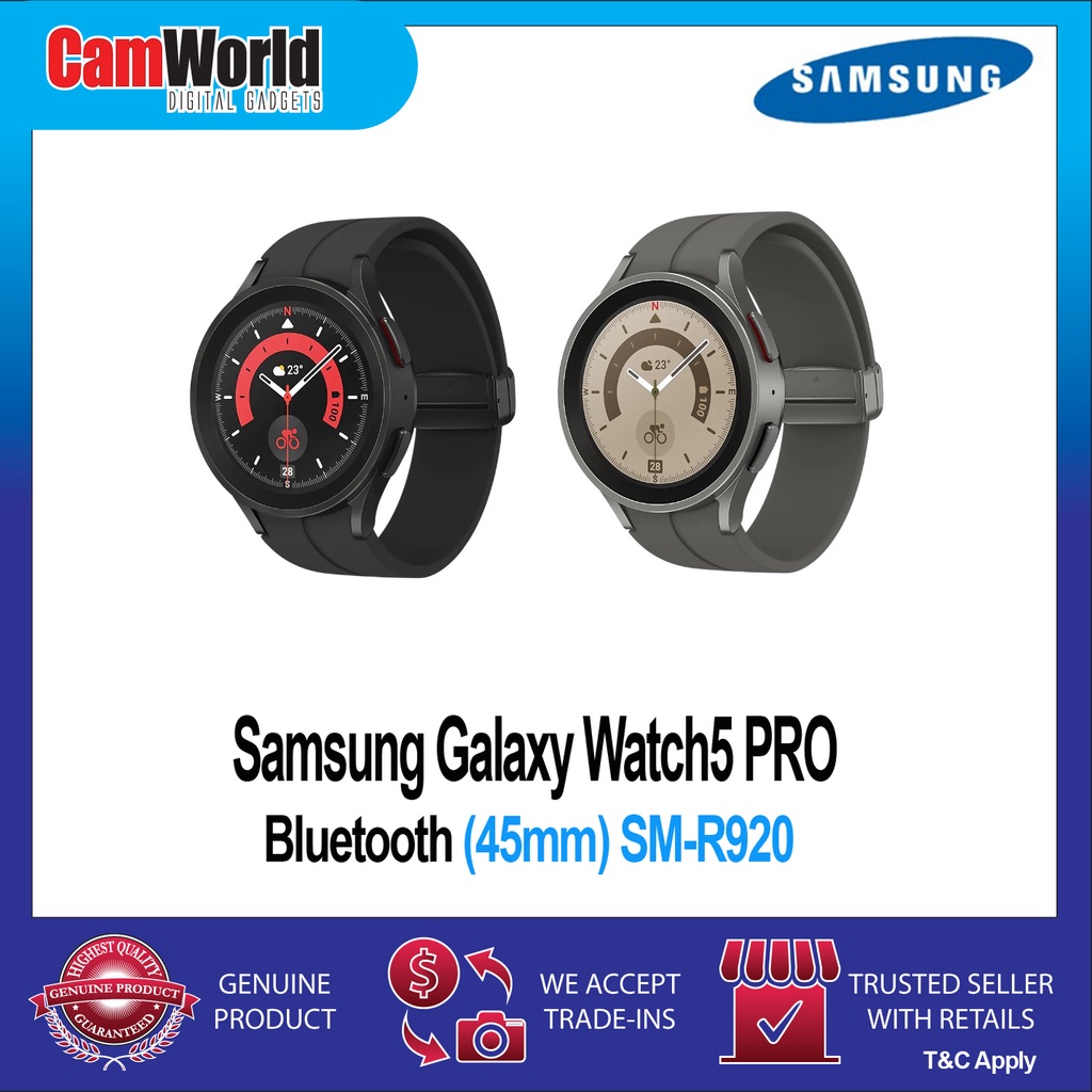 Samsung Galaxy Watch5 / Watch 5 Bluetooth (45mm) ( SM-R920 ) | Shopee ...