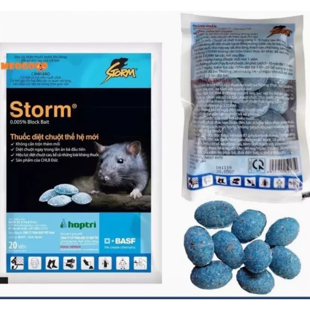 Storm rat poison (1 pack of 20 tablets) | Shopee Malaysia