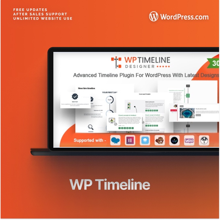 WP Timeline – Vertical and Horizontal timeline plugin | Wordpress Pro | Shopee Malaysia