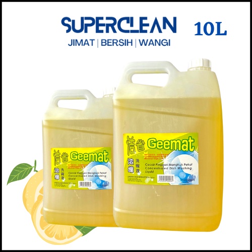 Super Clean Cuci pinggan Dish wash liquid Lemon & Lime Oil Removal ...