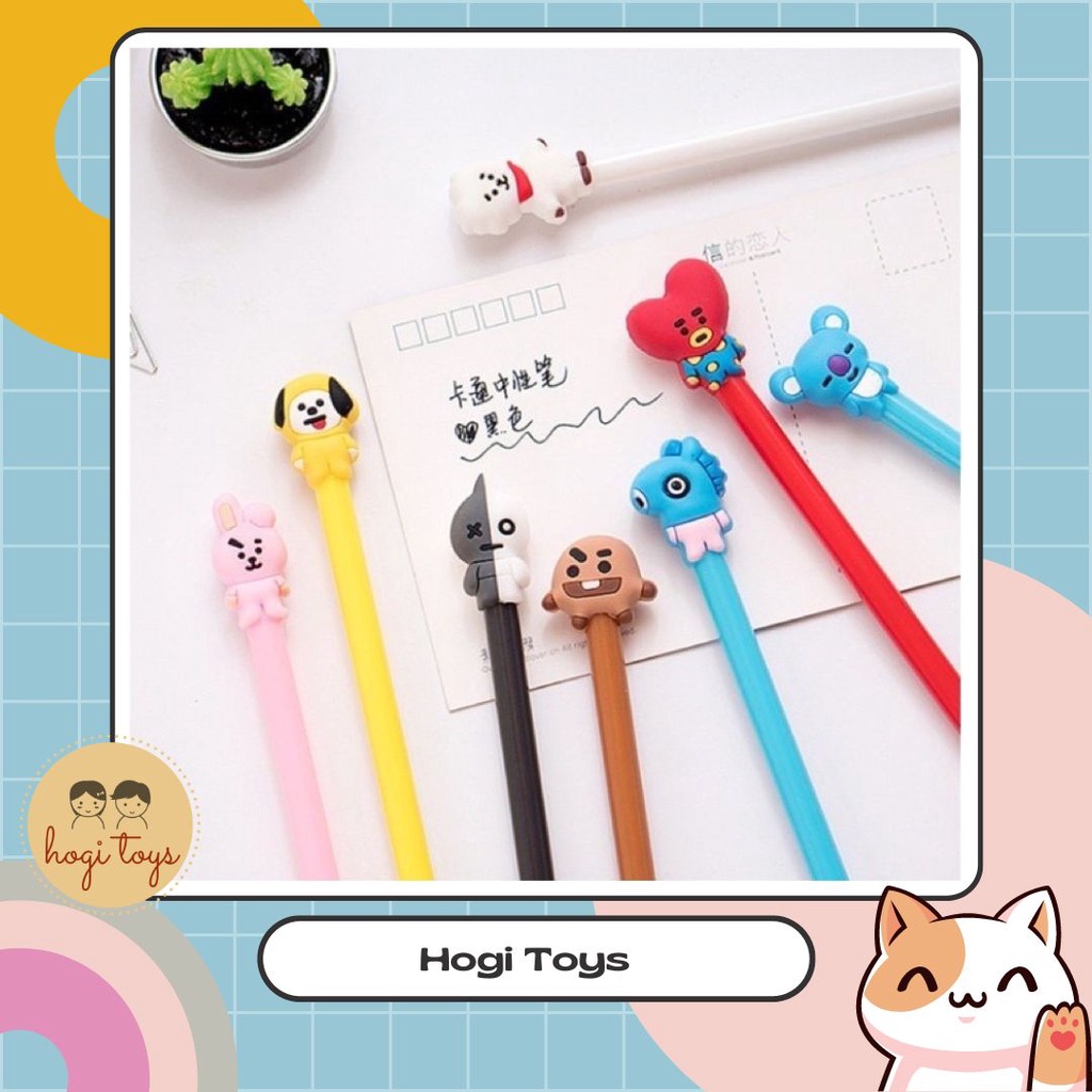 BT21 Gel Pen BTS BT21 Pen Retail | Shopee Malaysia