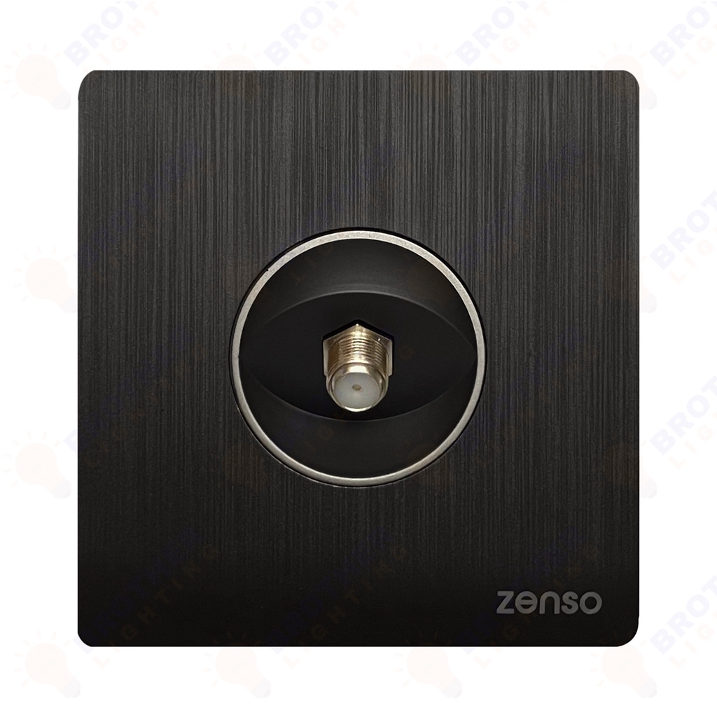 [SIRIM] Zenso Grande Galaxy Black Socket Wall Switch Slim Modern ...