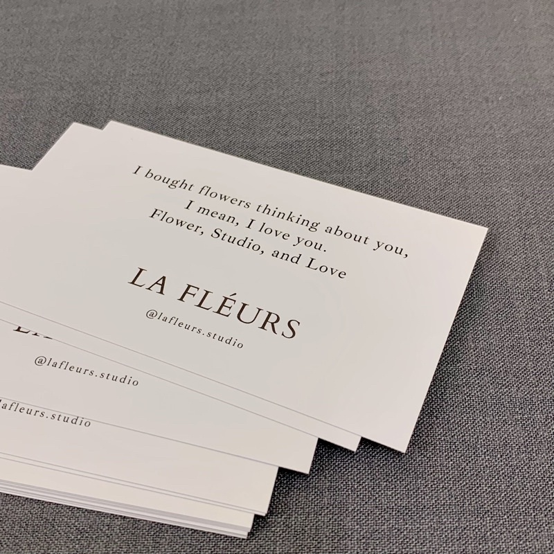 [Free gift🎁] Aesthetic gift card🌷Attach on bouquet with any purchase ...