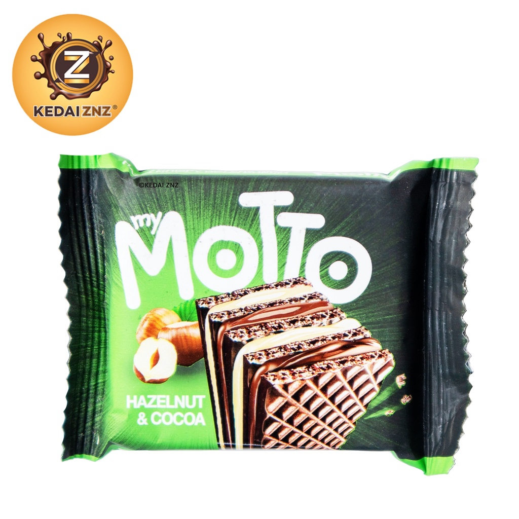 My MOTTO HAZELNUT and COCOA Wafer 34g | Shopee Malaysia