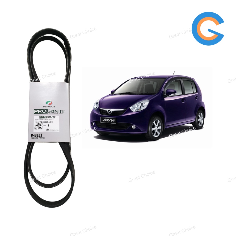 PERODUA Ori Myvi Lagi Best 1.3 2011-2017 Fan Belt 4PK1630 9004A-54R19 ...