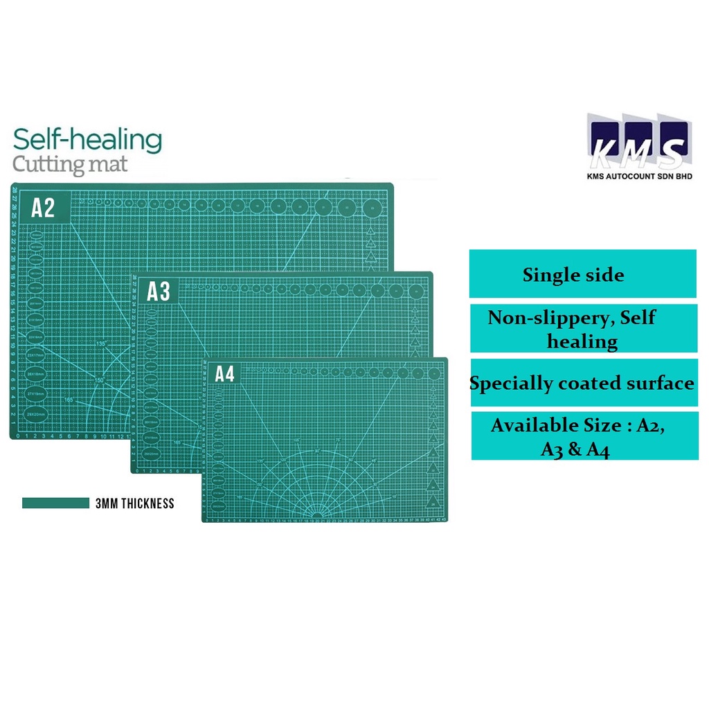 PVC ASTAR APLUS Cutting Mat Self Healing A4/A3/A2 3MM | Shopee Malaysia