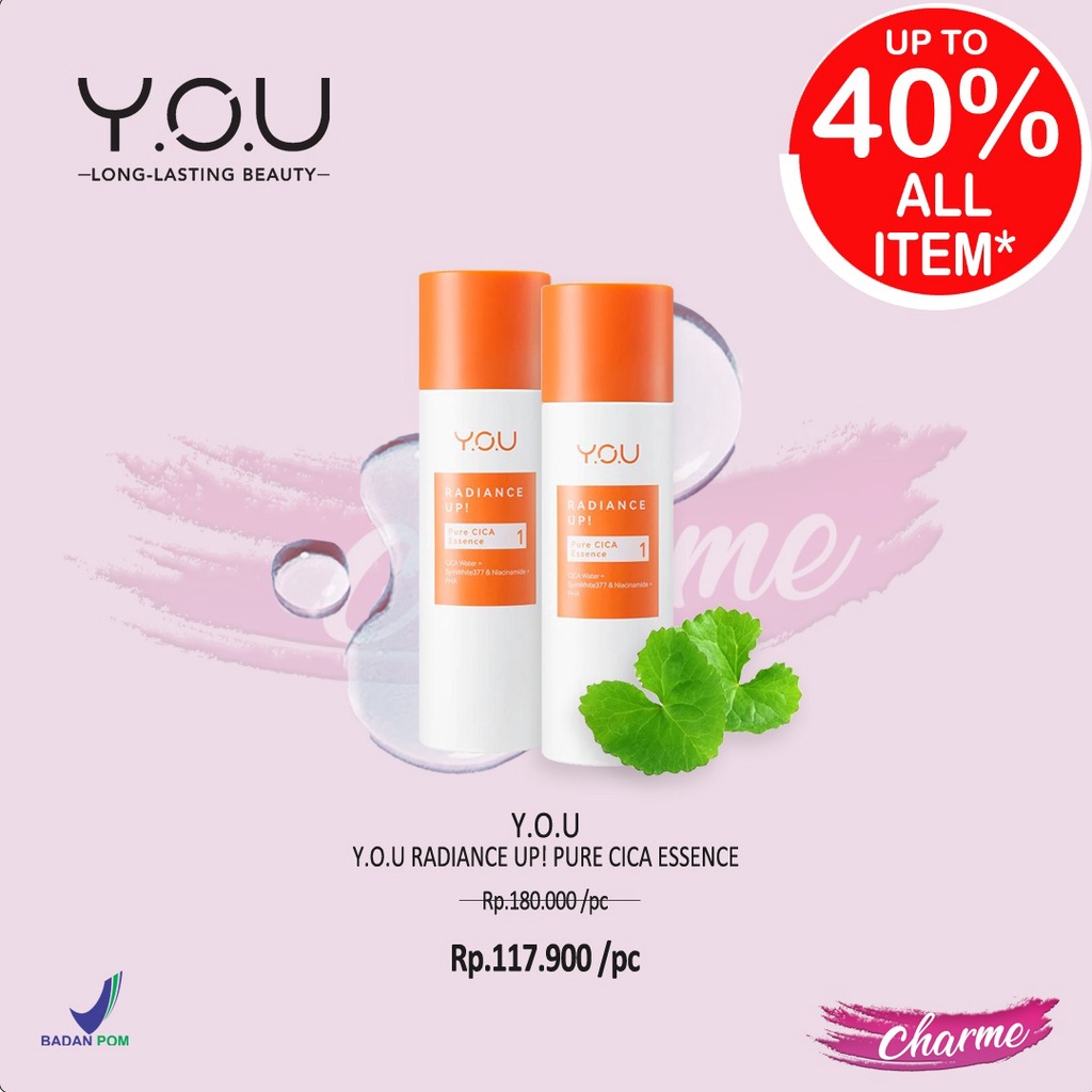 Y.O.U (LIVE VASE) YOU YOU Radiance Up Pure Cica Essence YOU Radiance Up ...