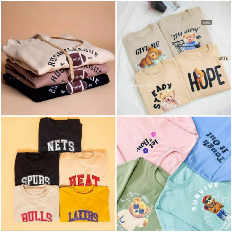 Custom SCREEN PRINTING EMBROIDERED HOODIE JUMPER UNIT - SWEATER ...