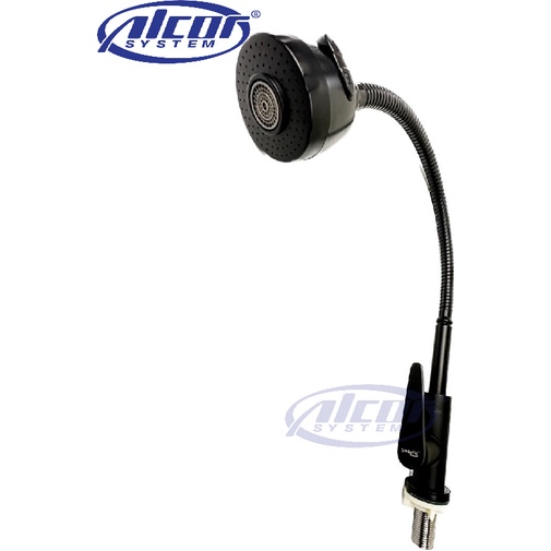 Black Kitchen Sink Pillar-Mounted Tap/Flexible Sink Tap/Stainless Steel ...