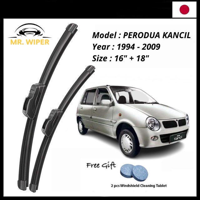 🔥MR WIPER🔥 PERODUA KANCIL (1994-2009) MR WIPER JAPAN TECHNOLOGY WIPER ...