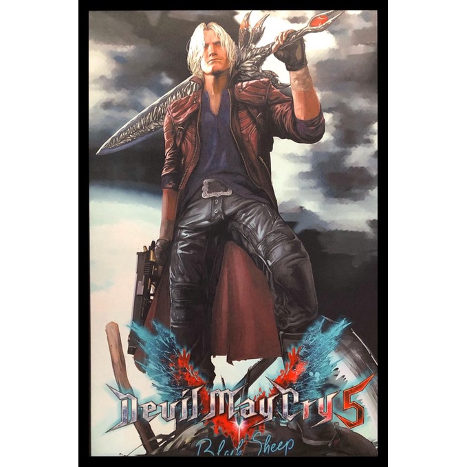 (READY STOCK)Home decoration Animation devil may cry 5 movie banner ...