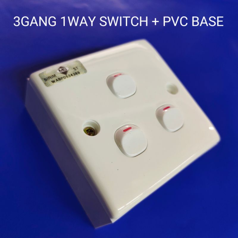 13a switch socket & switched with pvc base | Shopee Malaysia