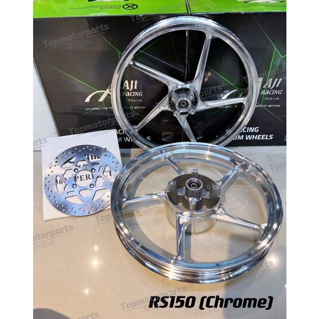 Sport Rim Aji Racing CNC FG511 PNP LC4S /SRL115 /SRL115FI /Y15ZR /Y16ZR /RS150 /RSX Chrome 100% ...