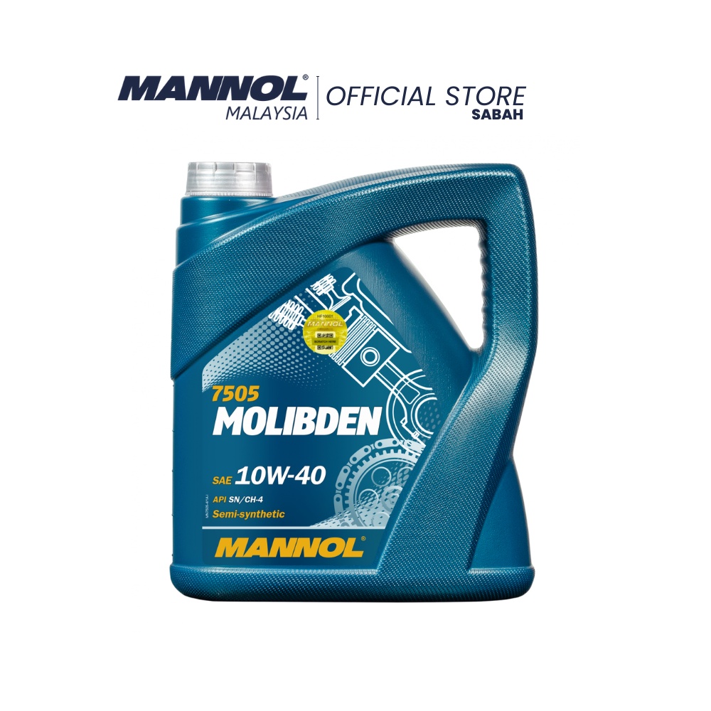 MANNOL MN7505 Molibden 10W40 (4L) | Shopee Malaysia