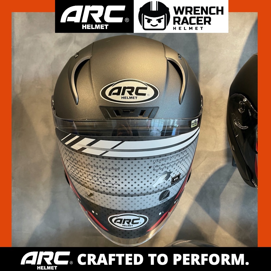 Helmet ARC XR - Supreme Grey / Supreme Gold / Matt Black / Black / Buca ...
