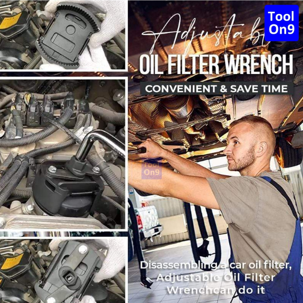 Pembuka Minyak Filter Heavy Duty Two Way Oil Filter Wrench Reversible ...