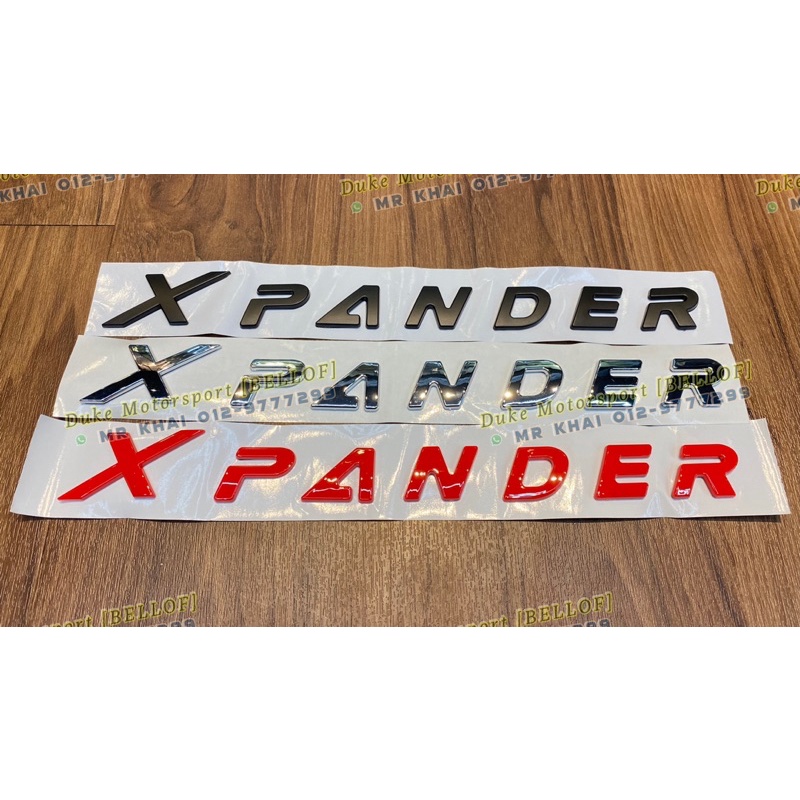 Mitsubishi Xpander Emblem Logo Front Hood & Rear Bonnet Emblem Logo ...