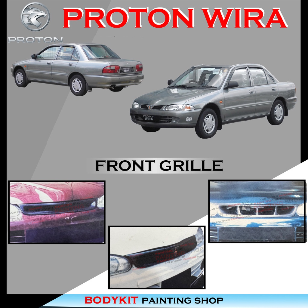 PROTON WIRA SALOON/SEDAN/AEROBACK FRONT GRILLE (TYPE-R/MUGEN/SE ...